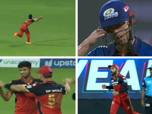 Washington Sundar takes a blinder to dismiss Chris Lynn in IPL opener