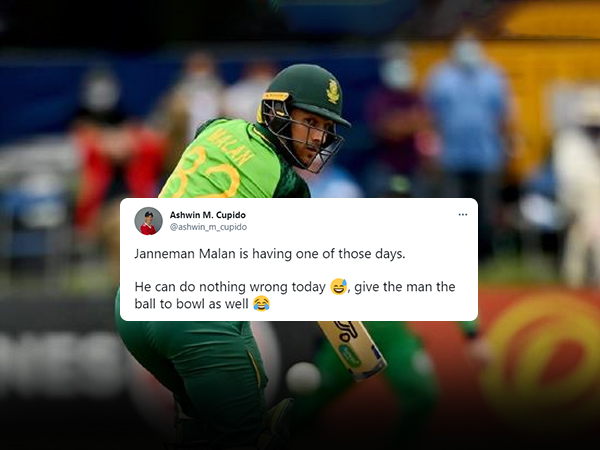 Twitter goes berserk as Janneman Malan scores 177* against Ireland ...