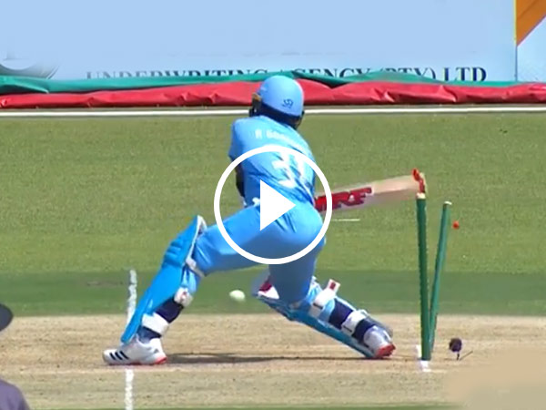 WATCH: South African batter gets out in most bizarre way; hits off ...