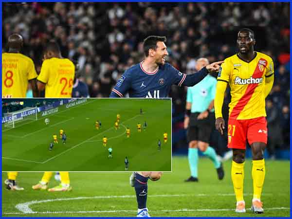 Lionel Messi scores an amazing goal to help PSG win Ligue 1 title