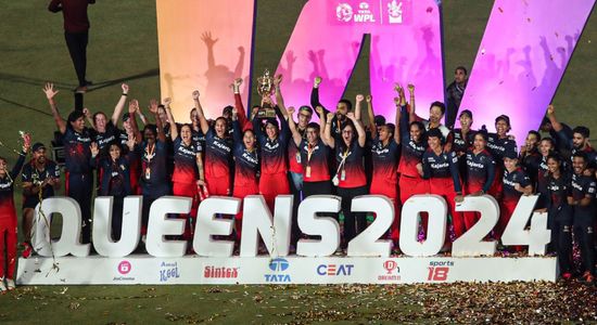 Royal Challengers Bangalore Women celebrate WPL 2024 title victory