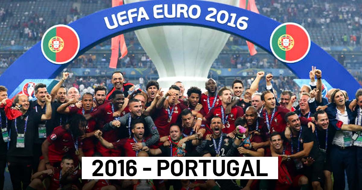 Euro winners list: Every champion over last 10 European Championships