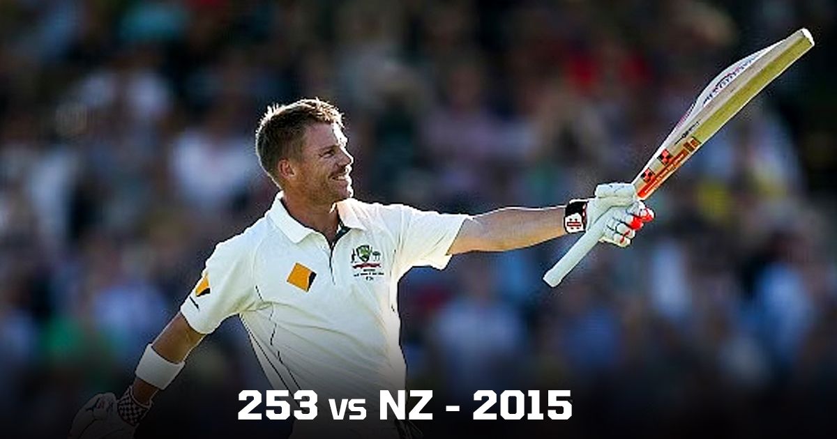 David Warner's Top 5 Innings In Test Cricket