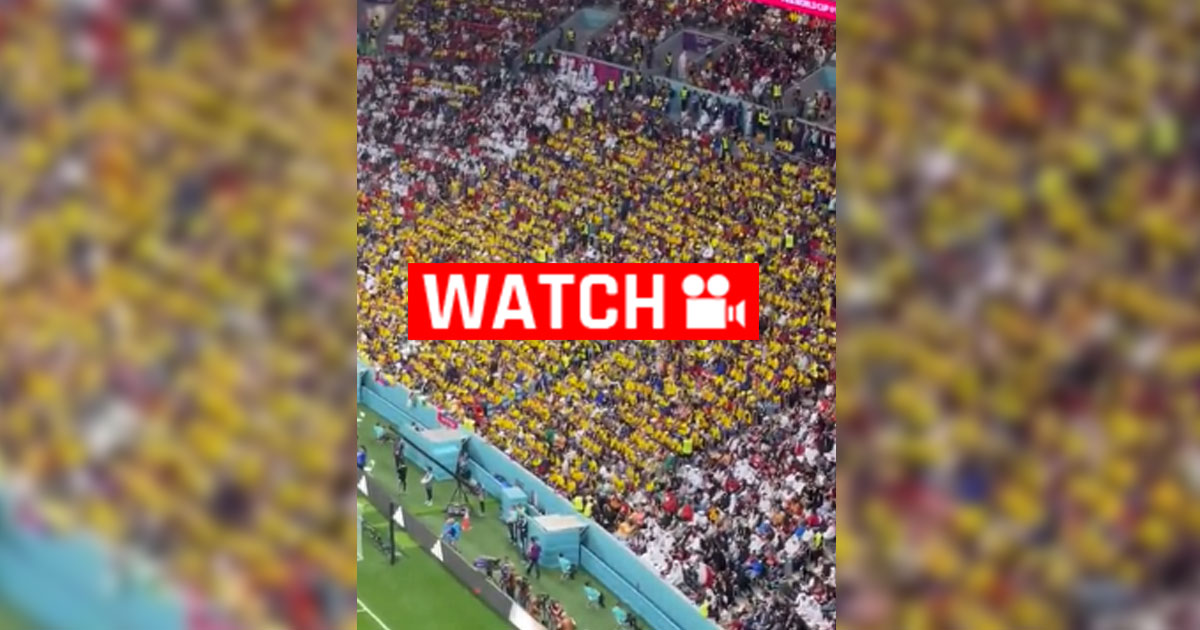 Fans chant “We want beer” at FIFA World Cup opener in Qatar