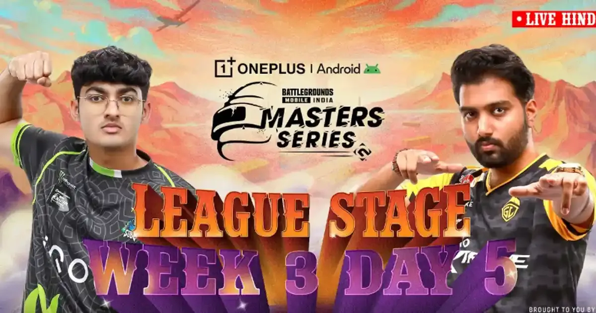 BGMS 2025 League Week 3 Day 5: Match Timings, Points Table, Groups, Map Rotation, and More