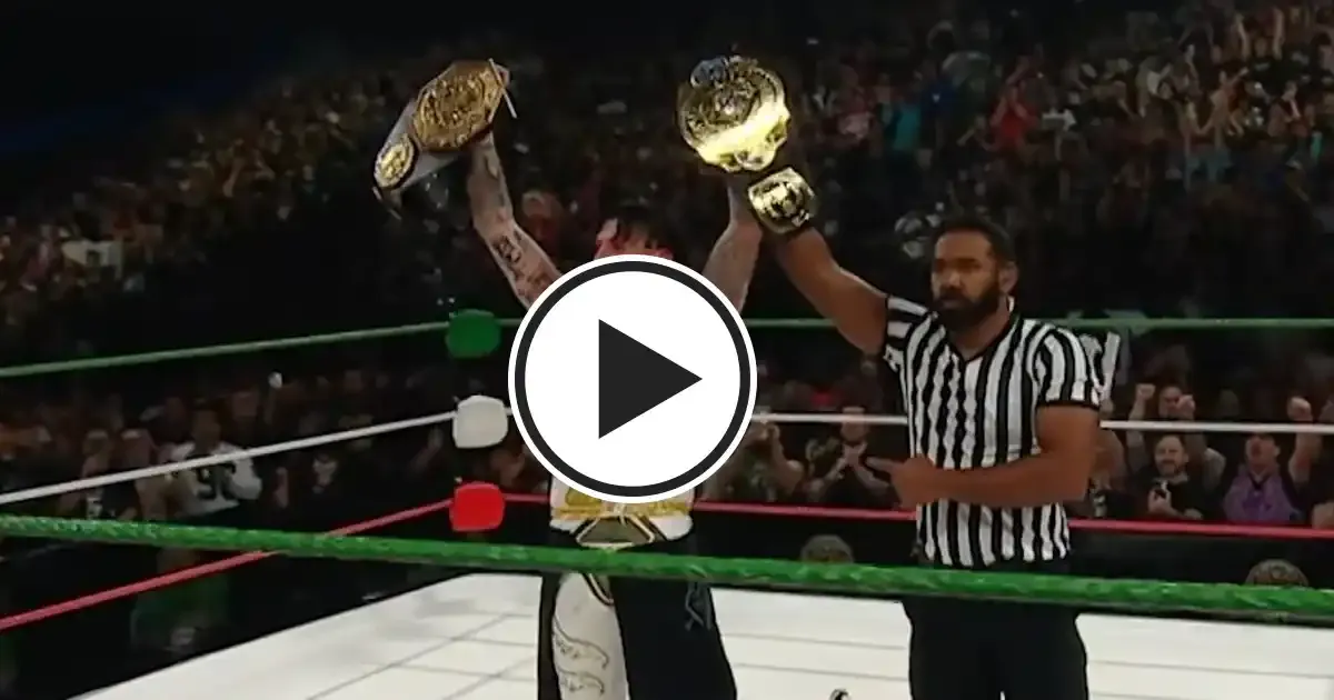WATCH: Dominik Mysterio wins AAA Mega Championship at WWE x AAA Worlds Collide event