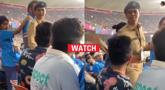 India vs Pakistan ODI World Cup: Visuals of a fan fighting with female ...