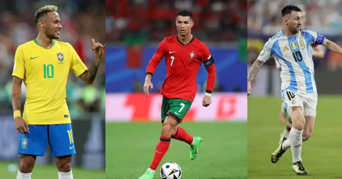 FIFA's top 10 ranked nations at the start of 2025