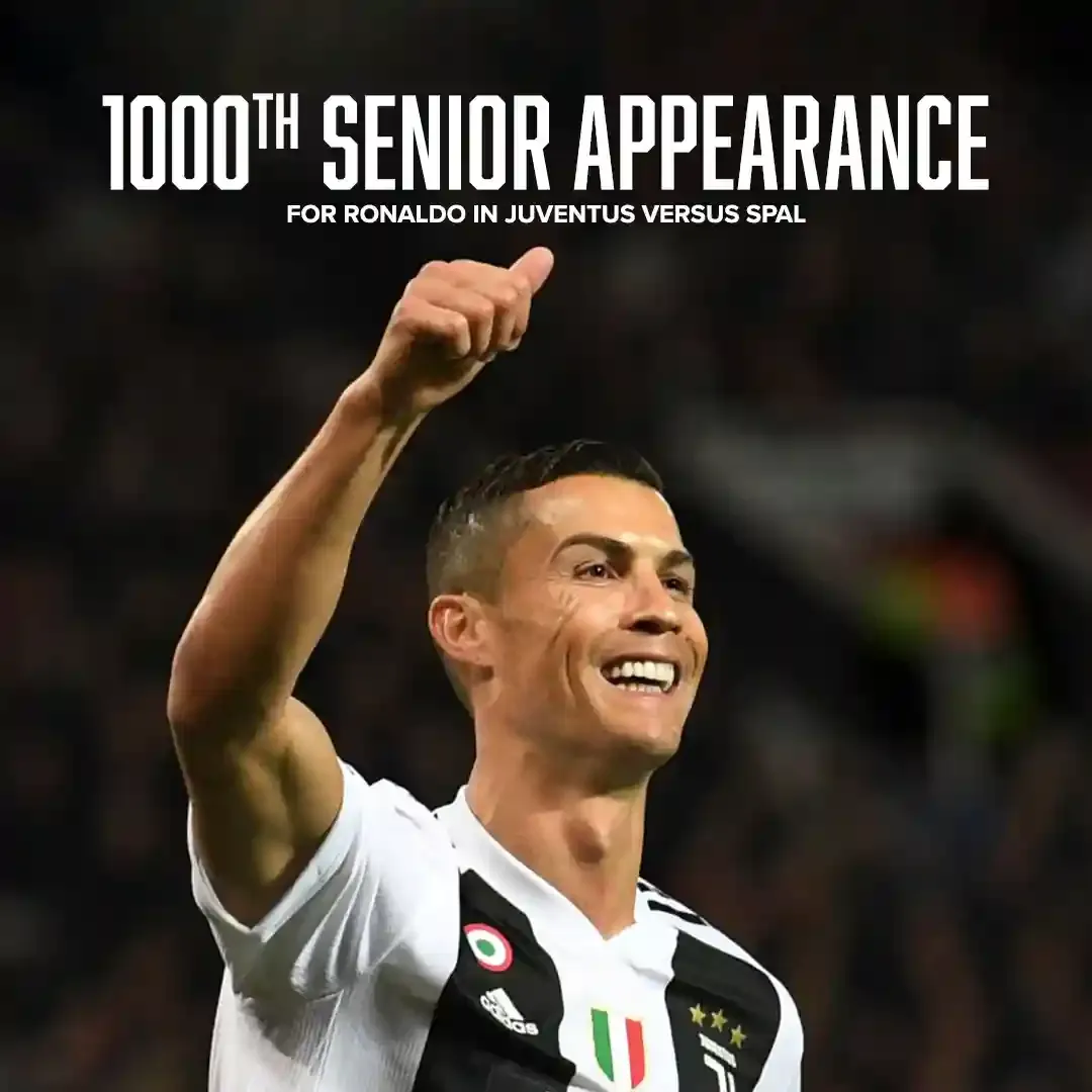 On This Day: Cristiano Ronaldo marked his 1000th senior appearance