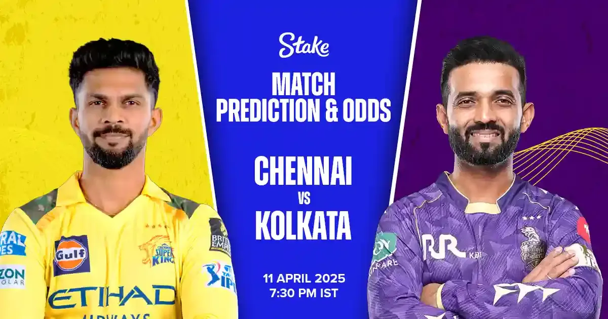 Today’s IPL Match Prediction: CSK vs KKR – Who Will Win Match 25?