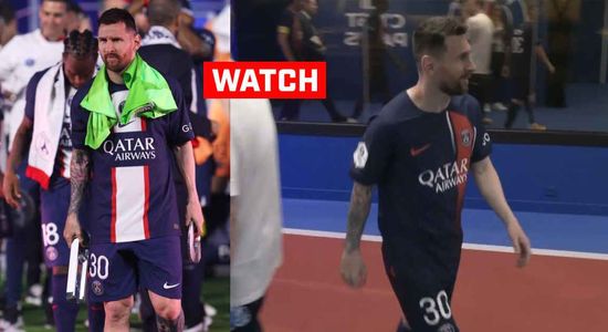 PSG lap of honour Ligue 1 victory | Messi Leaving Pitch Ligue 1 victory ...