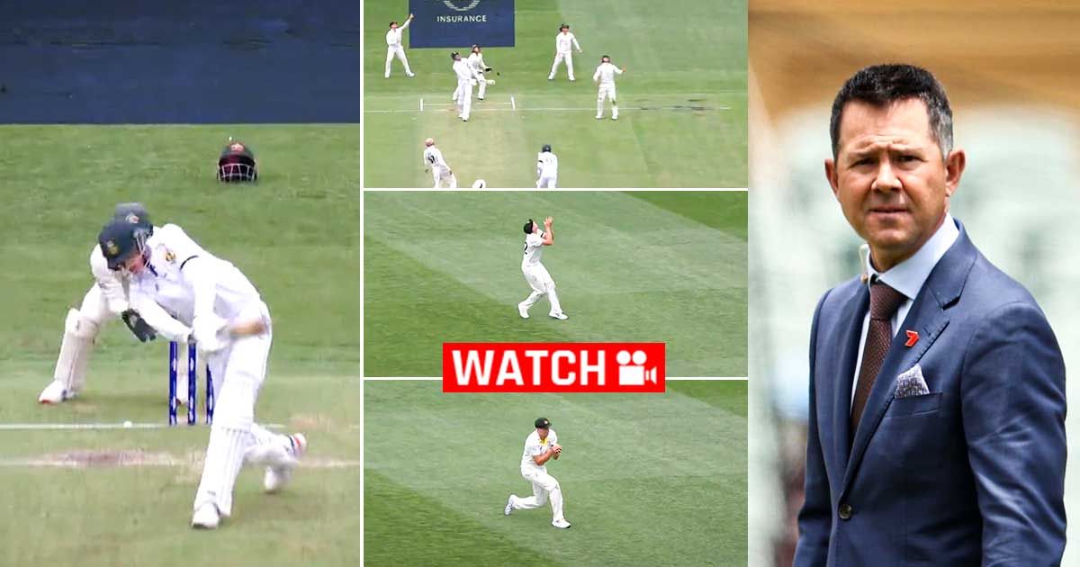 Watch Ricky Ponting Predicts Wicket For Nathan Lyon Bowler Gets It On