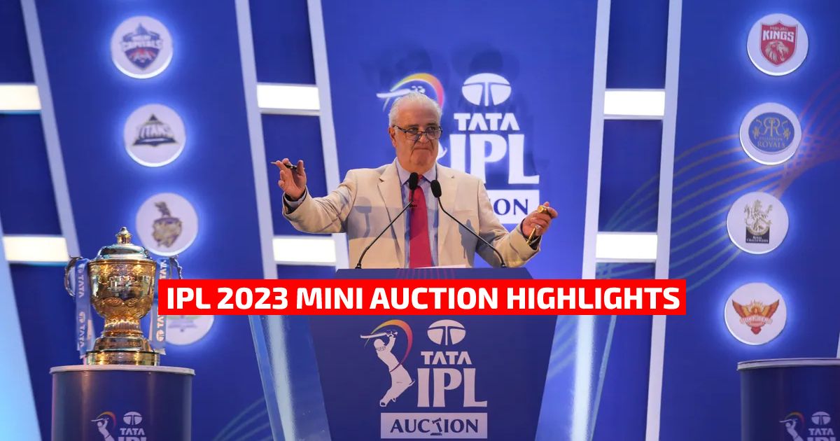 IPL 2023 Mini Auction Highlights - 10 Bullet Points