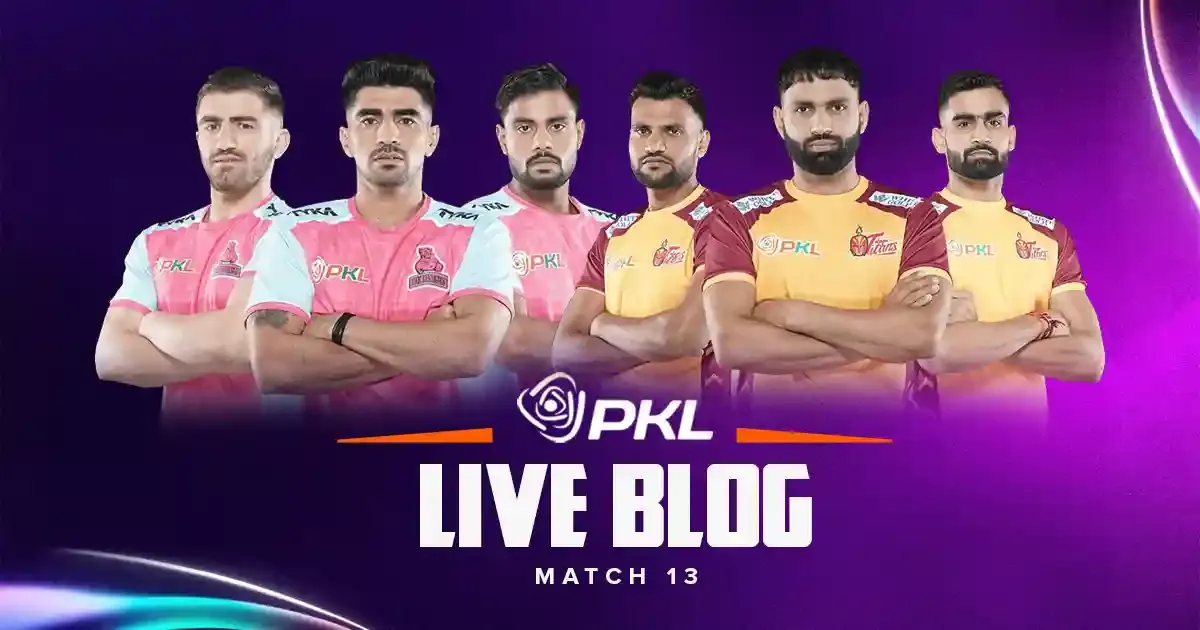 PKL 2025: Match 13, Jaipur Pink Panthers vs Telugu Titans Live Updates ...