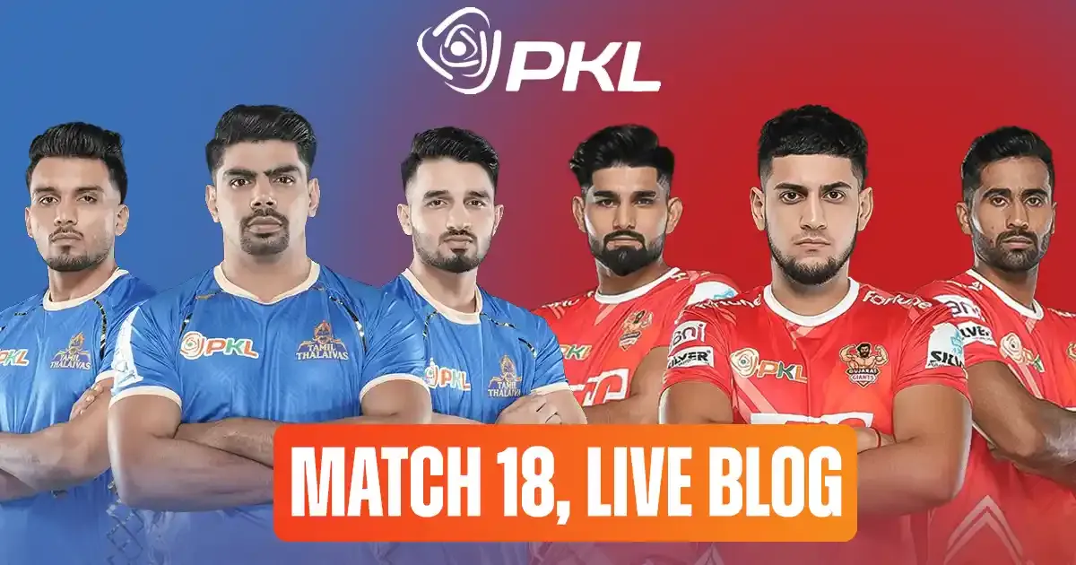 PKL 2025: Match 18, Tamil Thalaivas vs Gujarat Giants Live Updates ...