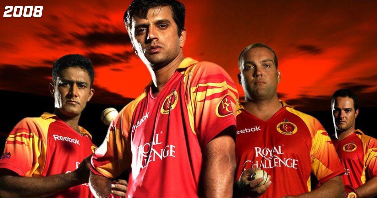 Royal Challengers Bangalore IPL jerseys over the years