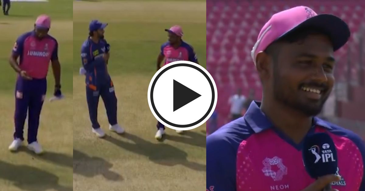 Sanju Samson's 'new' coin flipping technique helps RR win toss | RR vs ...
