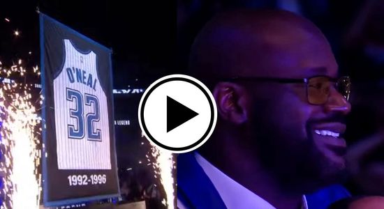 shaquille o'neal jersey retirement | Shaq Orlando Magic jersey retirement