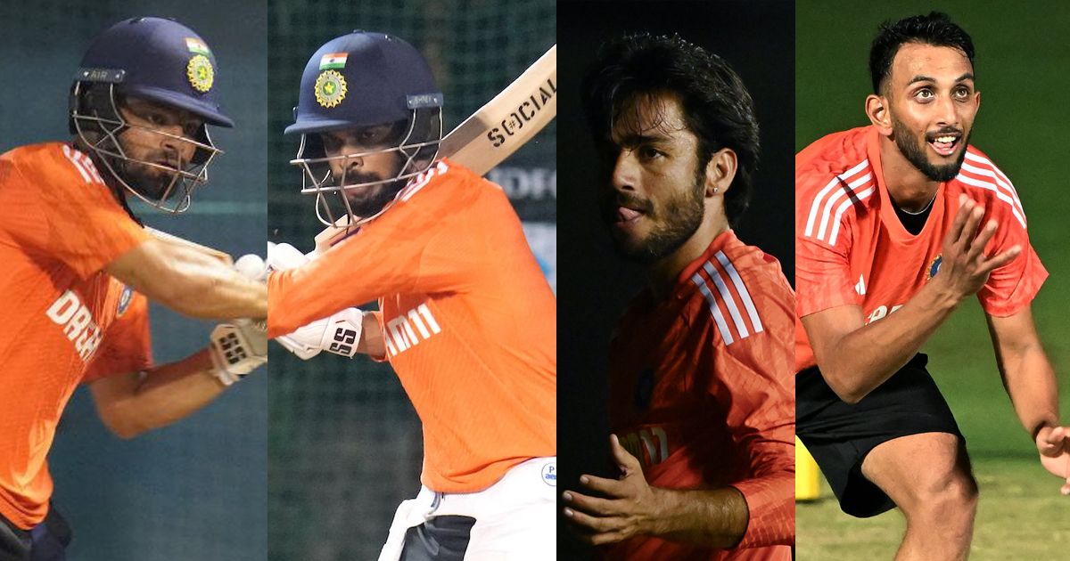 India vs Australia 1st T20I: Team India net session in Vizag