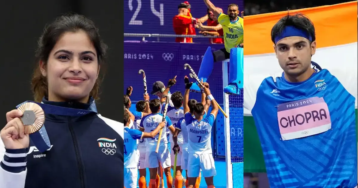 Indian medal winners at 2024 Paris Olympics