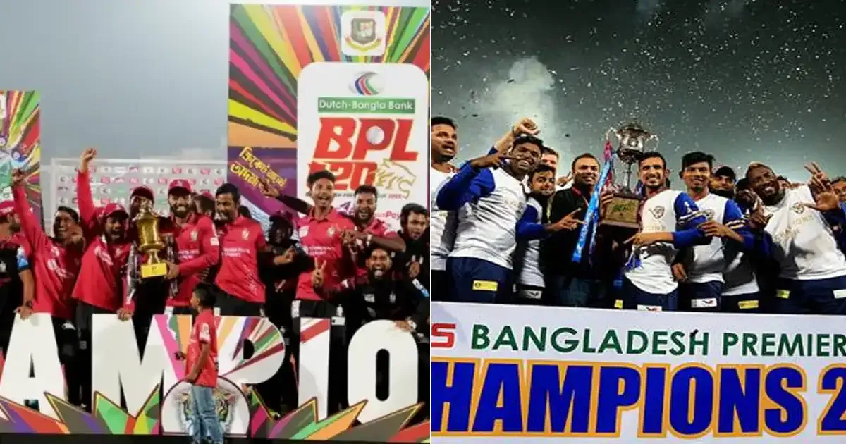 Winner List of Bangladesh Premier League